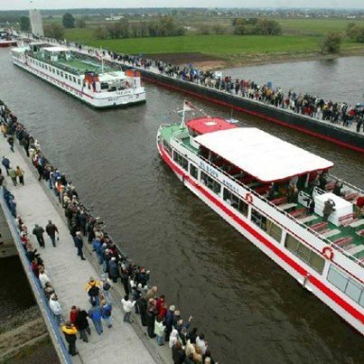 German Architecture: The Magdeburg Water Bridge - Stunning Interesting ...