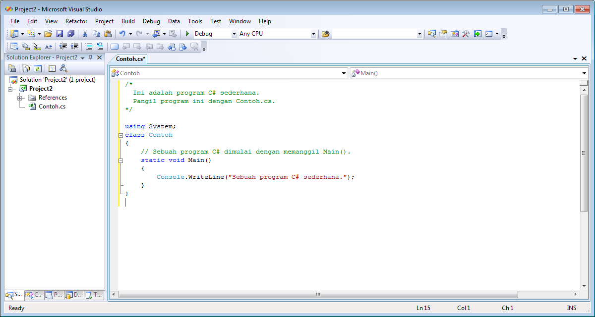 Algoritma, Struktur Data, dan Pemrograman: Bab 1. Pemrograman C# ...