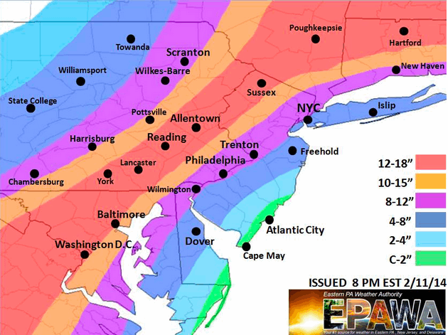 Lehigh Valley Ramblings: Snowmageddon Cometh: Prepare For Snow Emergencies