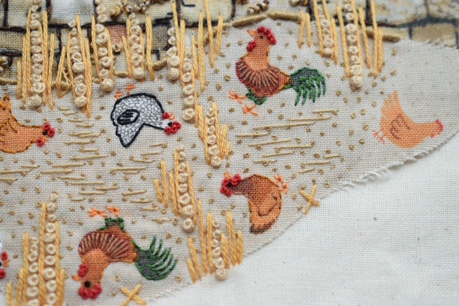 Dotty Textiles: Chickens!!
