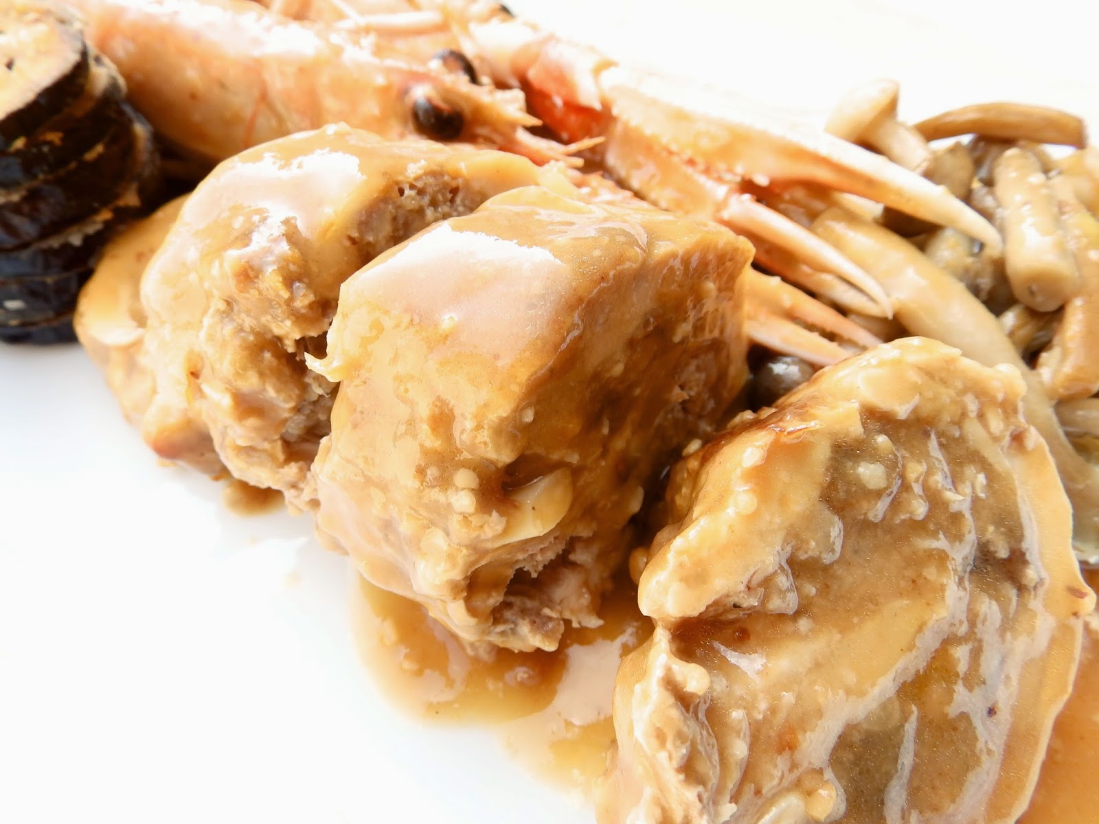 Mar i terra: cuixes de pollastre farcides amb escamarlans