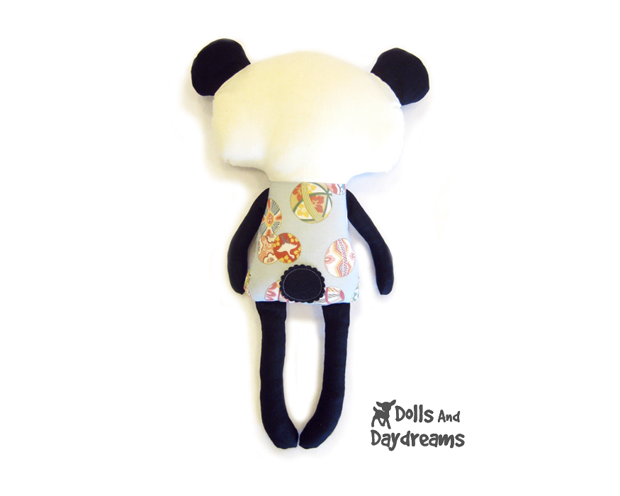 * Dolls And Daydreams - Doll And Softie PDF Sewing Patterns: Panda ...