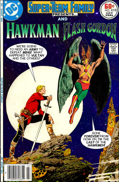 Super-Team Family: The Lost Issues!: Hawkman and Flash Gordon