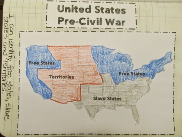 Karla's Kreations: Civil War Interactive Notebook