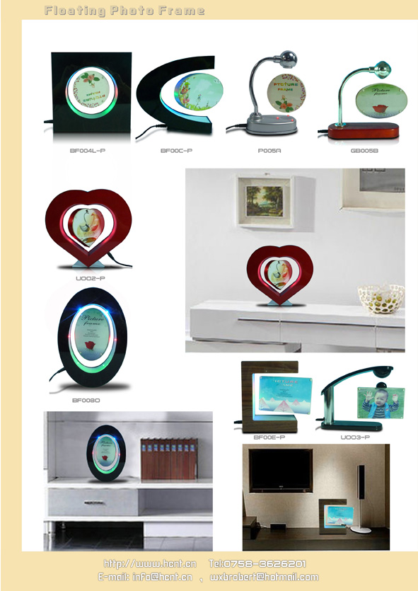 HCNT Technology: Magnetic Floating Funny Photo Frame For Gift Craft
