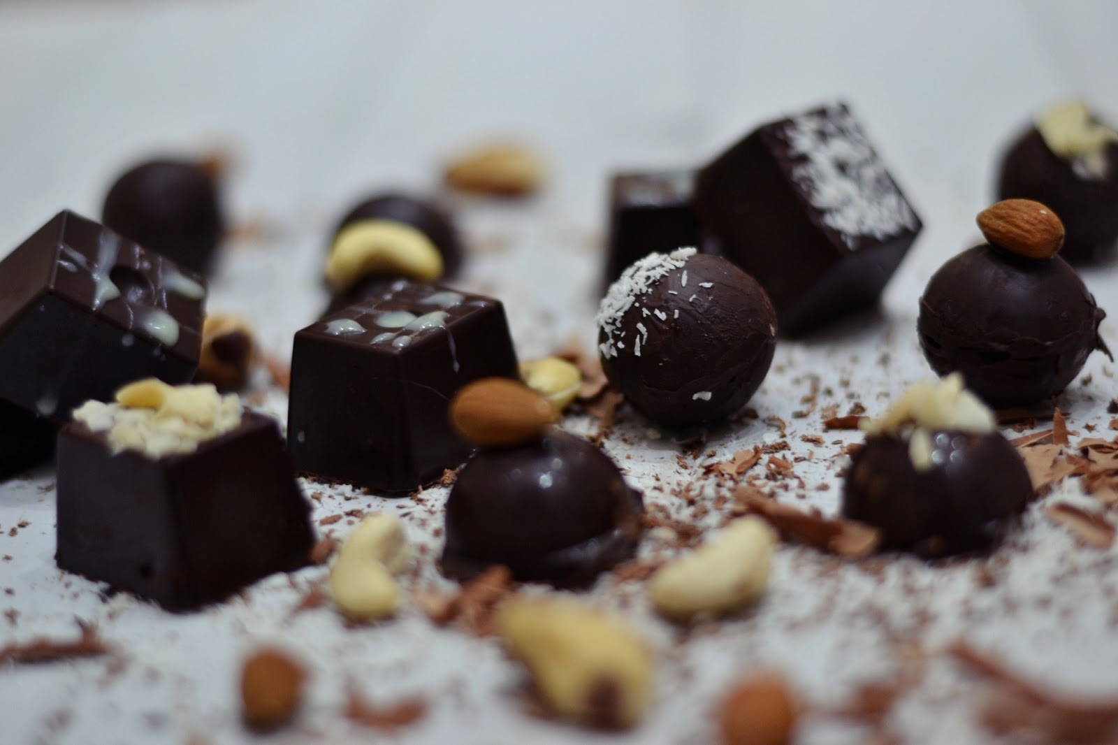 Kulaté domácí čokoládové pralinky, domácí bonboniera | Nebe v kuchyni