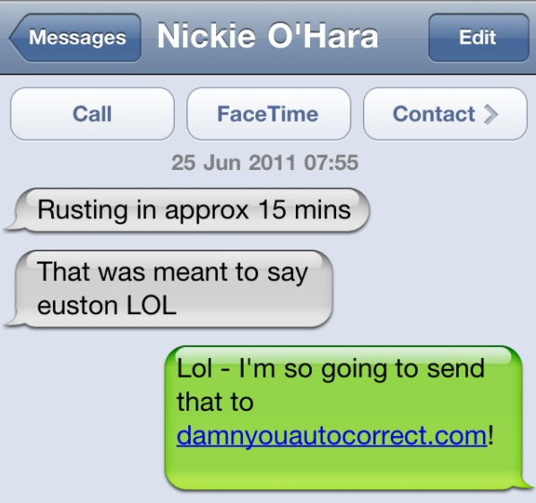 Damn You Autocorrect Logo