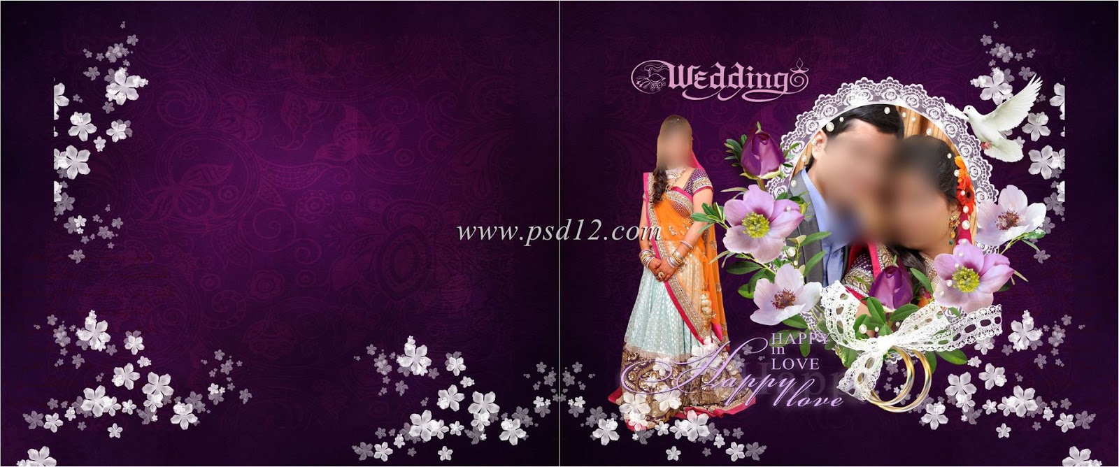 50+ Best Modern Wedding Album Cover PSD Designs & Templates - PSD12