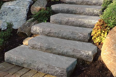 Custom Stoneworks & Design Inc.: Cast Stone Steps. BIG!