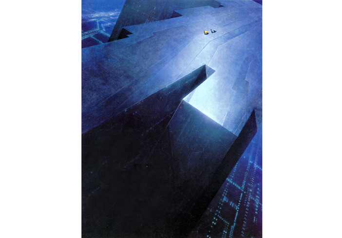 Background Image - ZX81 manual cover artwork by John Harris