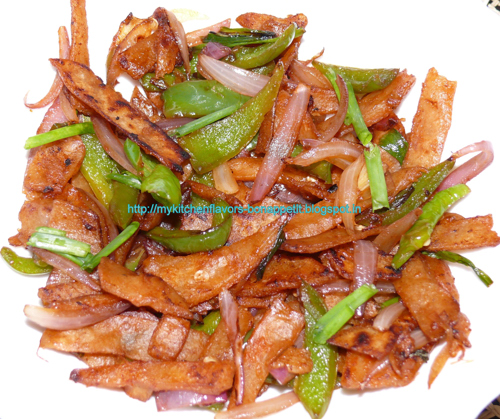 My Kitchen Flavors - Bon Appetit!: Chilli Chapati Fry