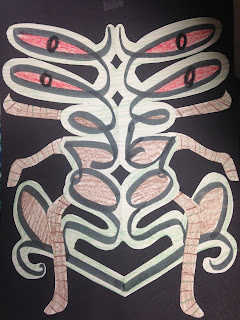 Rosell Art: 2nd Grade - Symmetrical Name Bugs