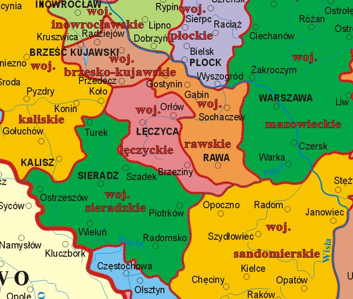14 województw: Województwo łódzkie czy województwo łęczycko – sieradzkie