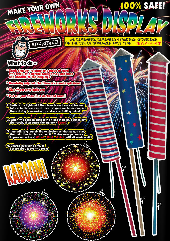 Wacky Comics!: Fireworks Fun... and Safety
