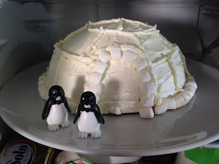 Le mercredi c'est ... TARTINES ! : Le gâteau igloo (gâteau test pour le ...