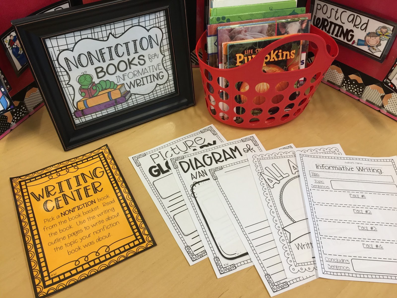 Teaching With Terhune: Writing Center Board with Tons of Activities for ...