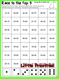 Print and Play Math Activities for Fall and a Freebie | Little Priorities
