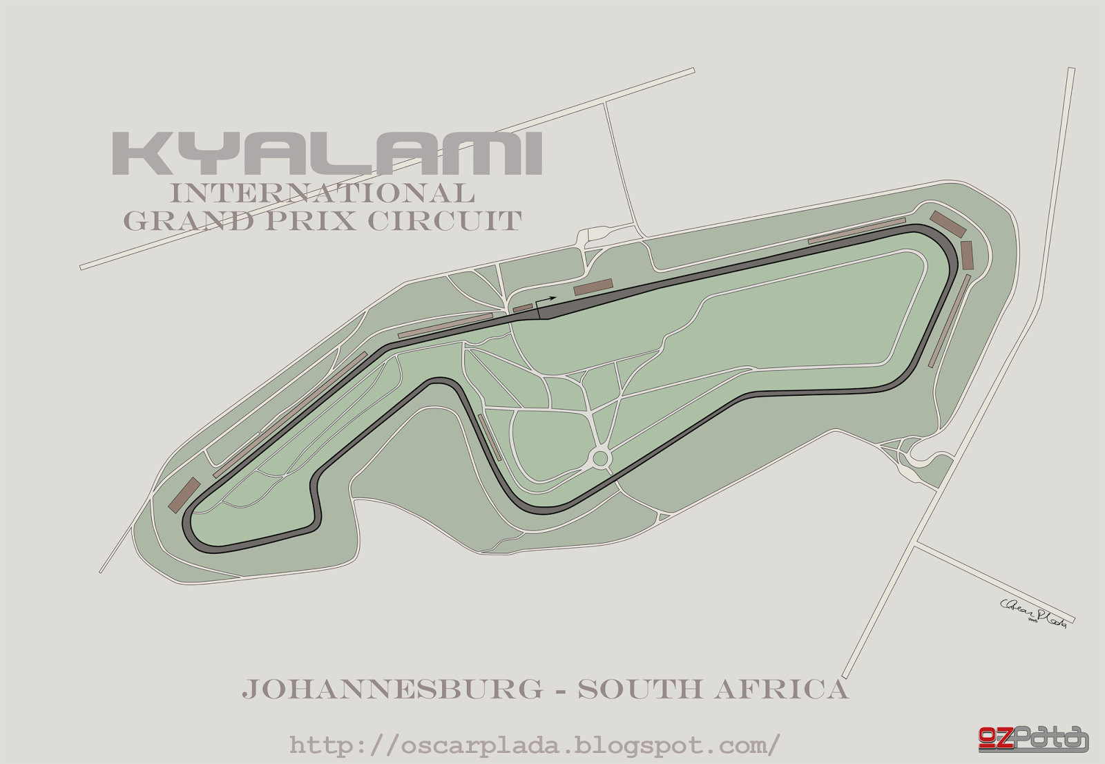 OscarPlada: Kyalami circuit