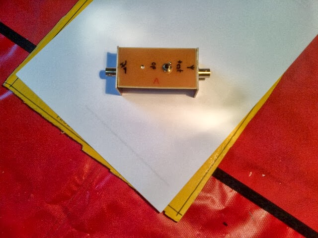 N4HAY / ZS6RSH: Dan Tayloe N7VE's SWR LED bridge from Hendricks QRP kits