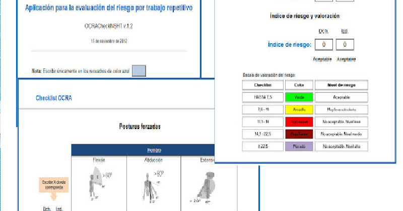 PREVENCION, SEGURIDAD Y SALUD LABORAL: Ergonomia. Evaluación del riesgo ...
