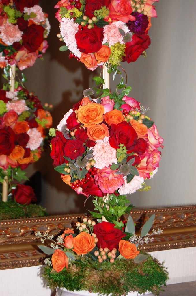 Elegant Topiary Centerpieces