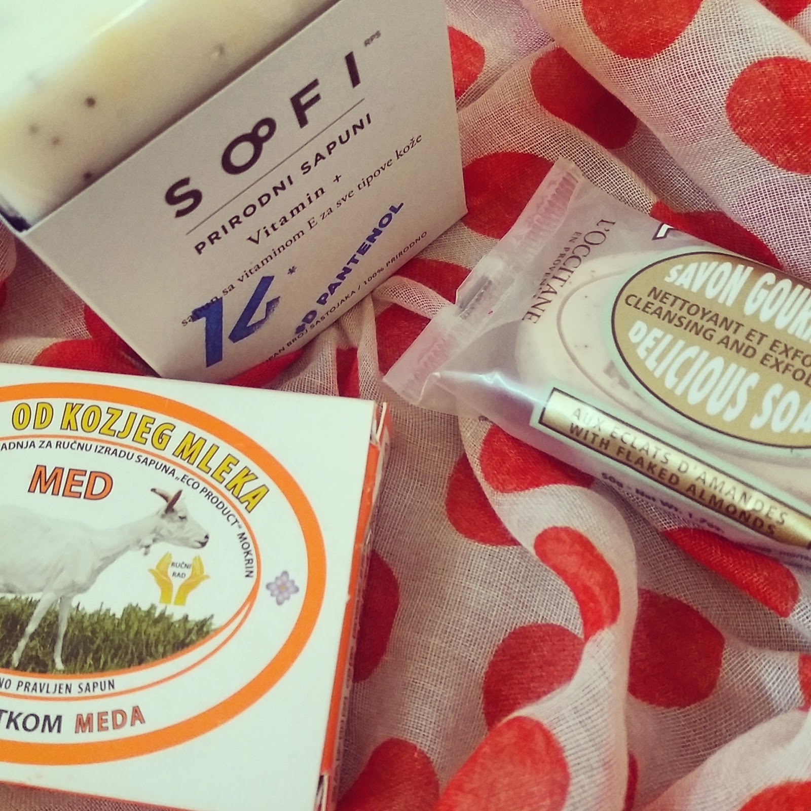 Little obsessions: Natural soaps: Eko Product, Sofi & L'occitane