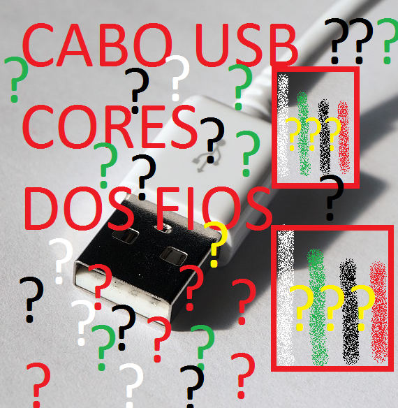 Como fazer um cabo usb, identificando cores e posições dos fios