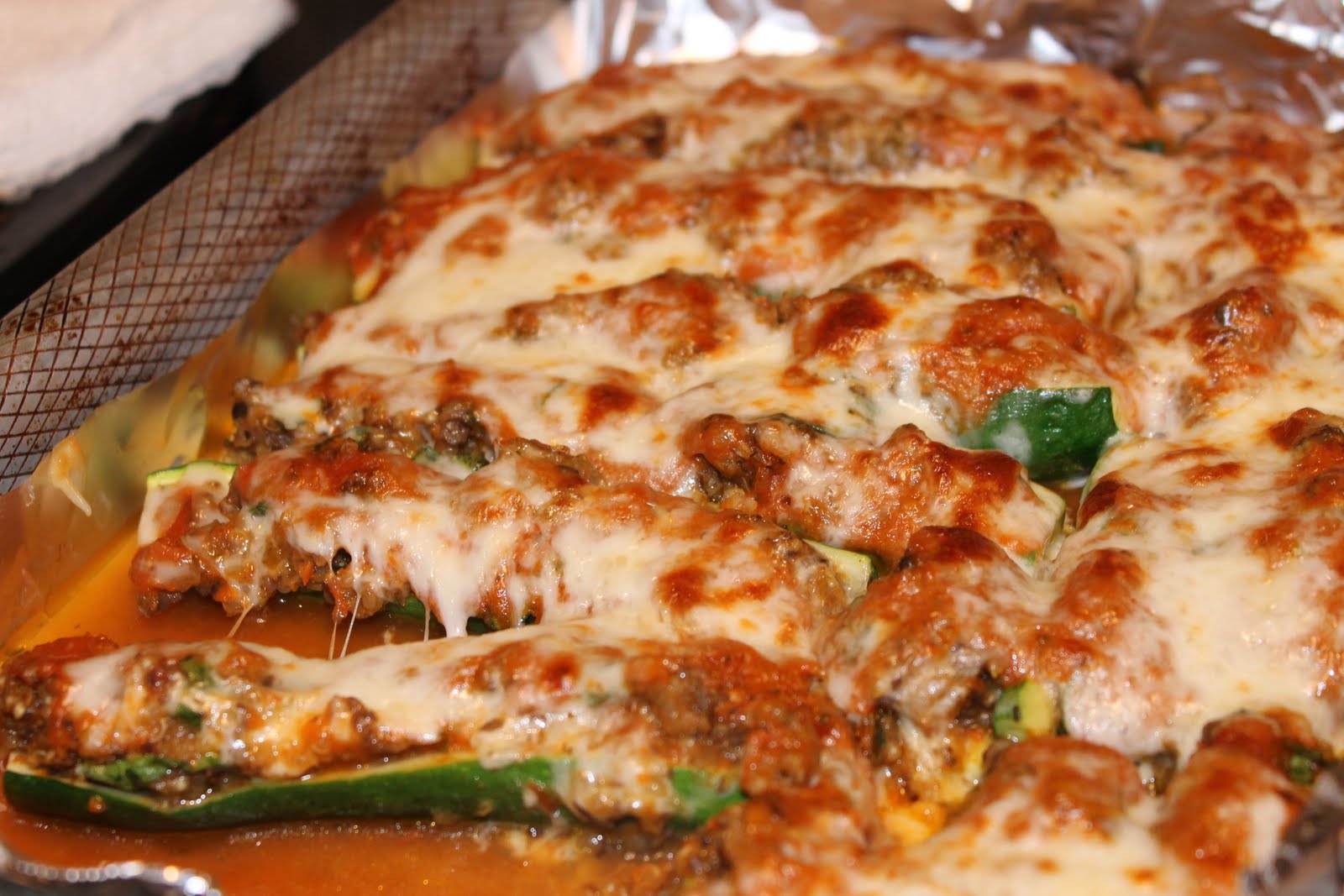 love, cook, eat, repeat: Stuffed Zucchini with Lemon Pasta