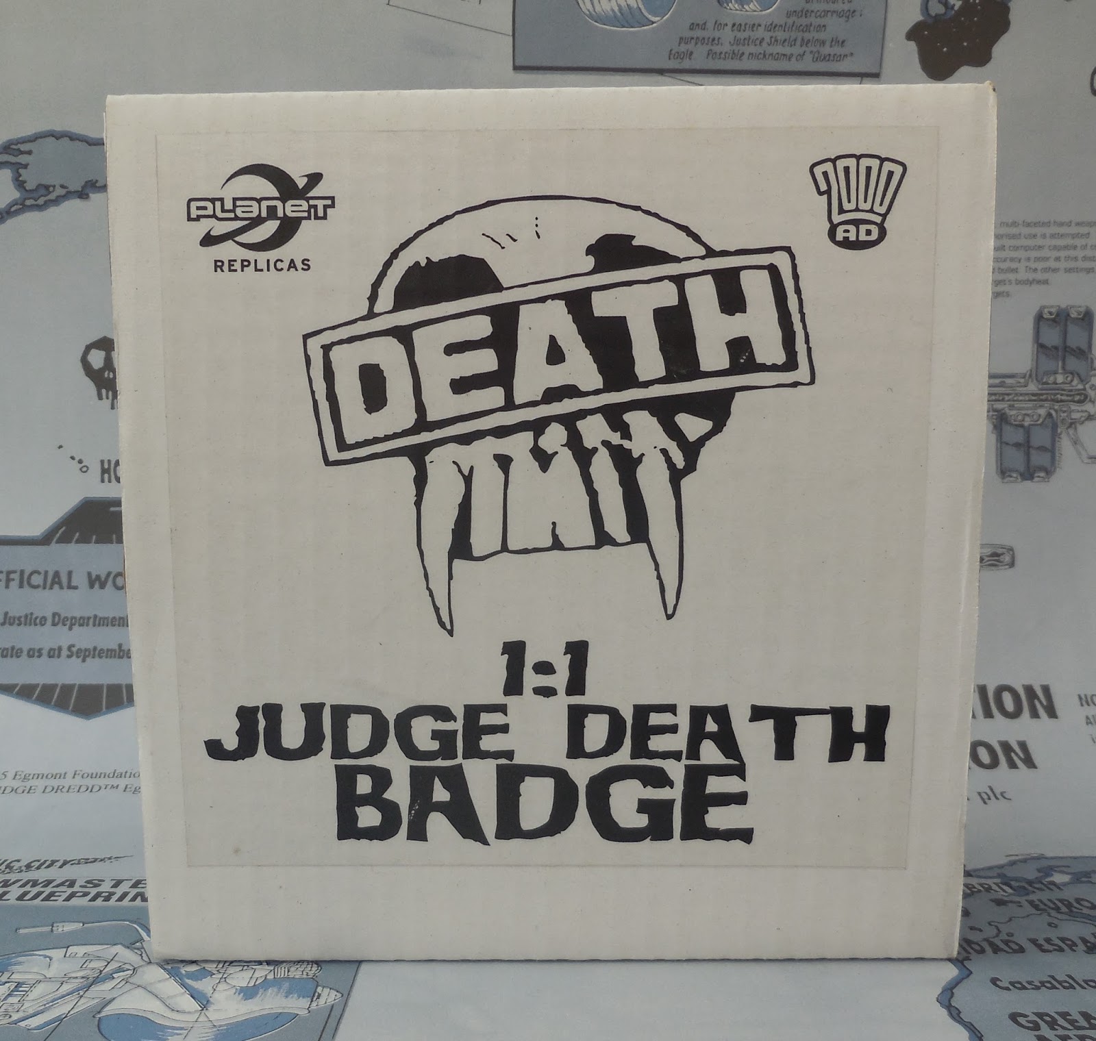 Cellar of Dredd: Judge Death badge by Planet Replicas