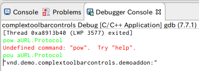 linuxBean14.04(164)LibreOfficeのC++の拡張機能の例をEclipseでデバッガにかける-p--q