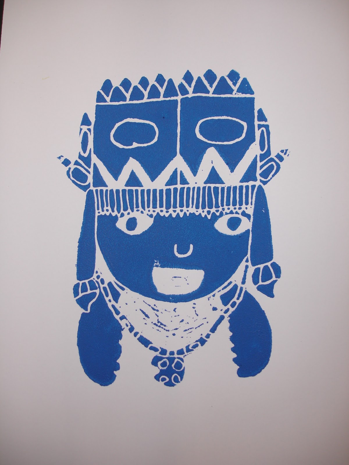 Mrs. O'Connell's Art Room: Aztec Inspired Portraits