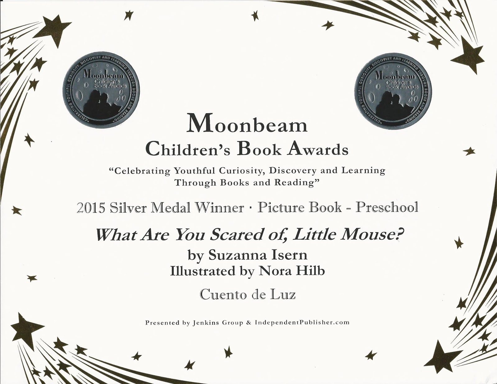 Susanna Isern: "What are you scared of, Little Mouse?" premiado en EE.UU.