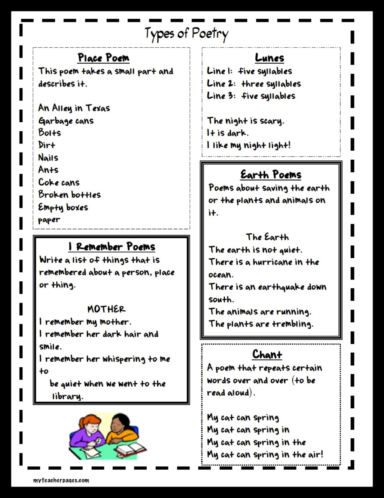 Ms Naz's Class: ♔ ~ poetry