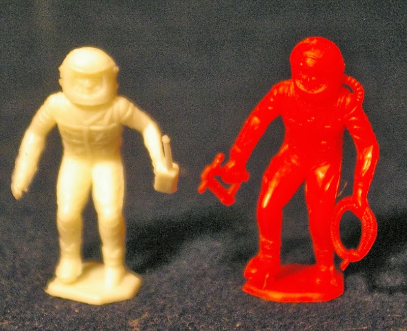 Colorful Plastic Astronauts