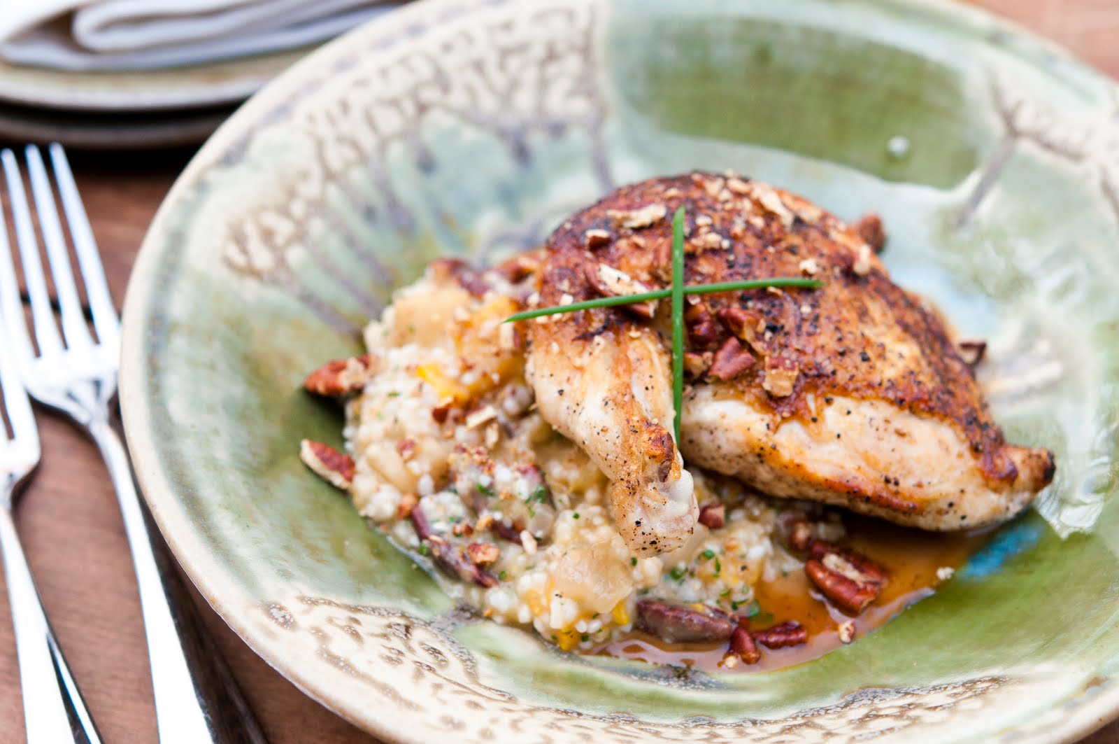 Dancing Bear Dispatches: Cider Glazed Springer Mountain Chicken