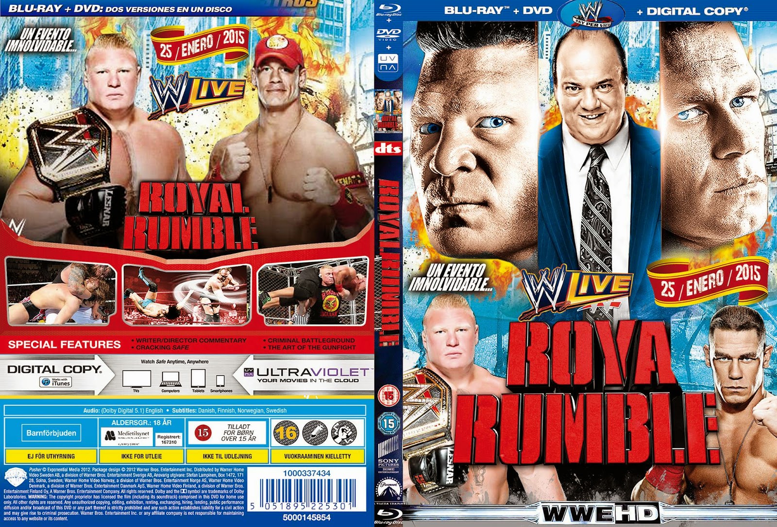Cover: Royal Rumble 2015 dvd