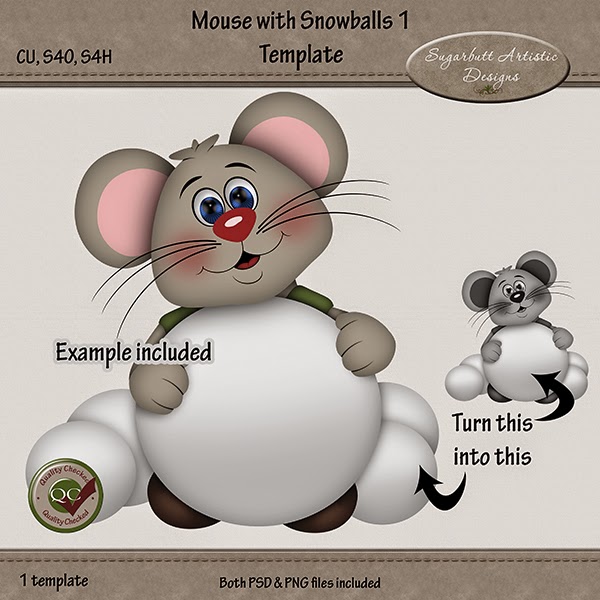 Sugarbutt Artistic Designs: New mouse templates plus a freebie