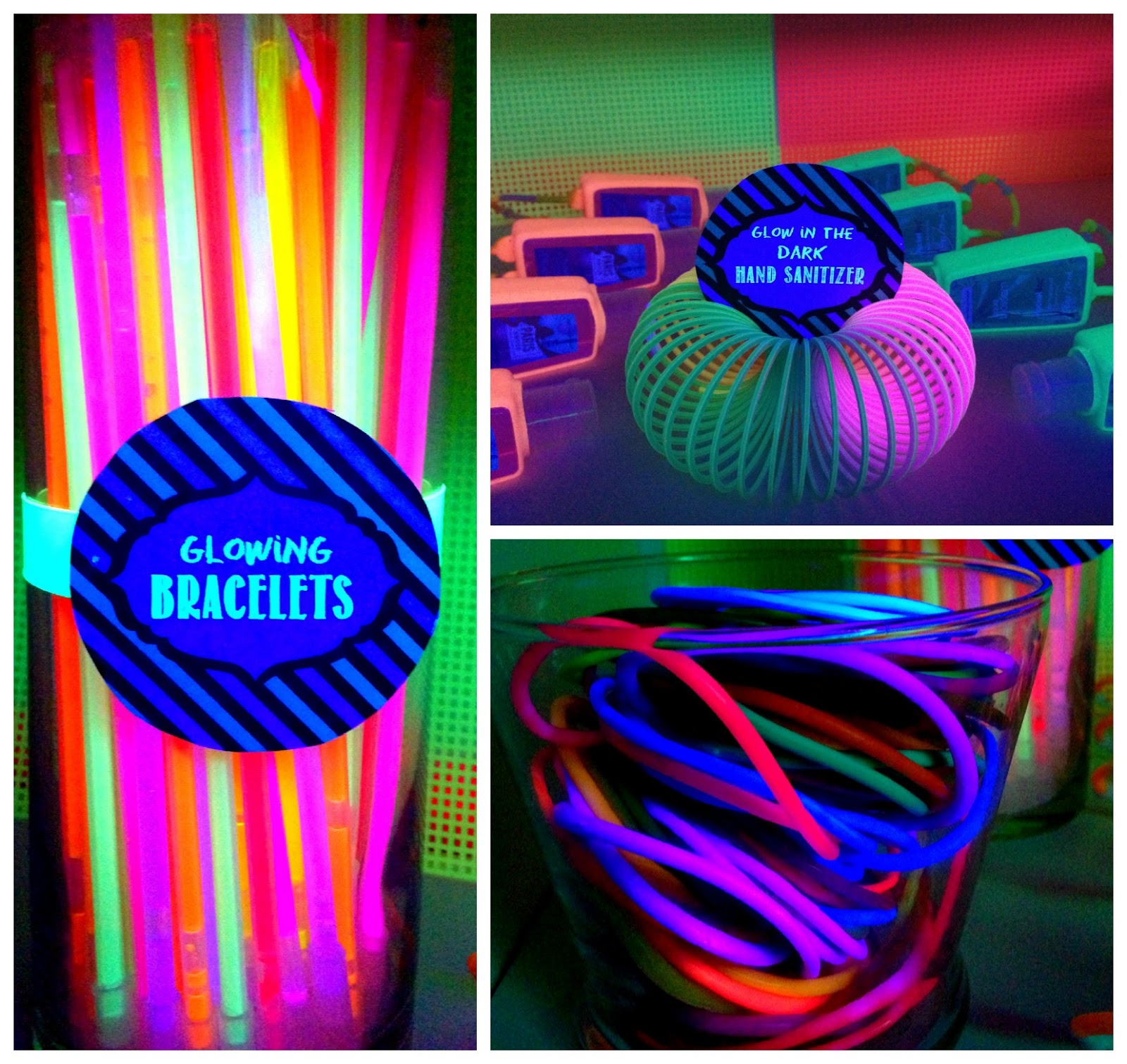 Simply Creative Insanity: Totally cool.....Neon Glow Party