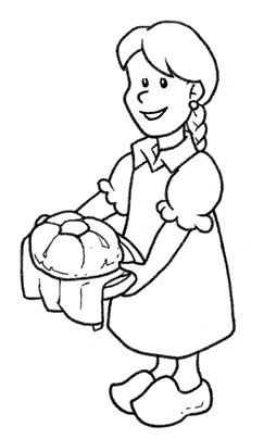 Kids Zone: Ciclo del Pan para Colorear