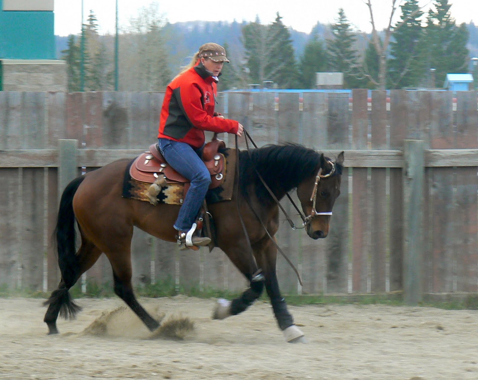 100 Mile Sliders Reining Club: Some Prince George Spring Slide candids