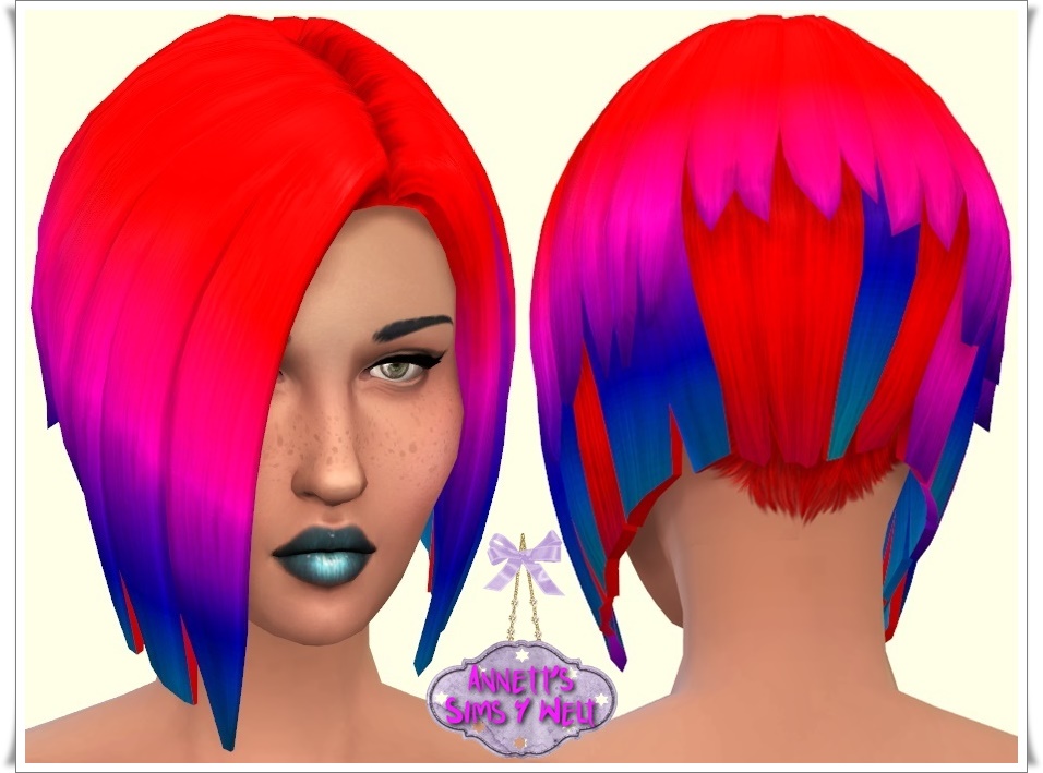 Annett's Sims 4 Welt: Rainbow Hair - Part 1