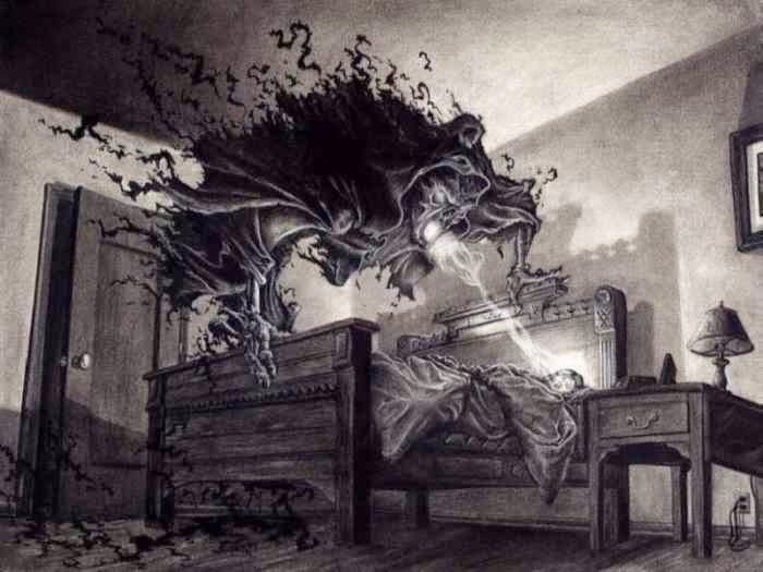 Mitologia e Lendas do Japão: Kanashibari “A Paralisia do Sono”