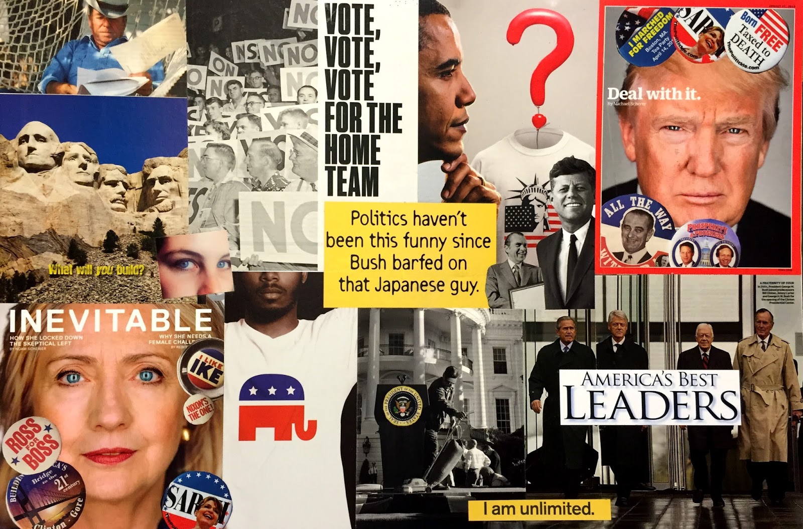 Dream Collage Art: President Obama's Legacy series