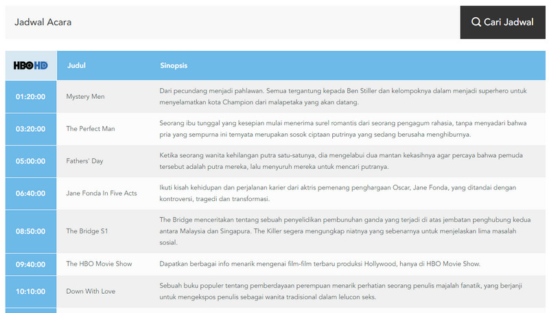 Cara Melihat Jadwal Acara TV Berlangganan Dengan Mudah - Antusias Teknologi