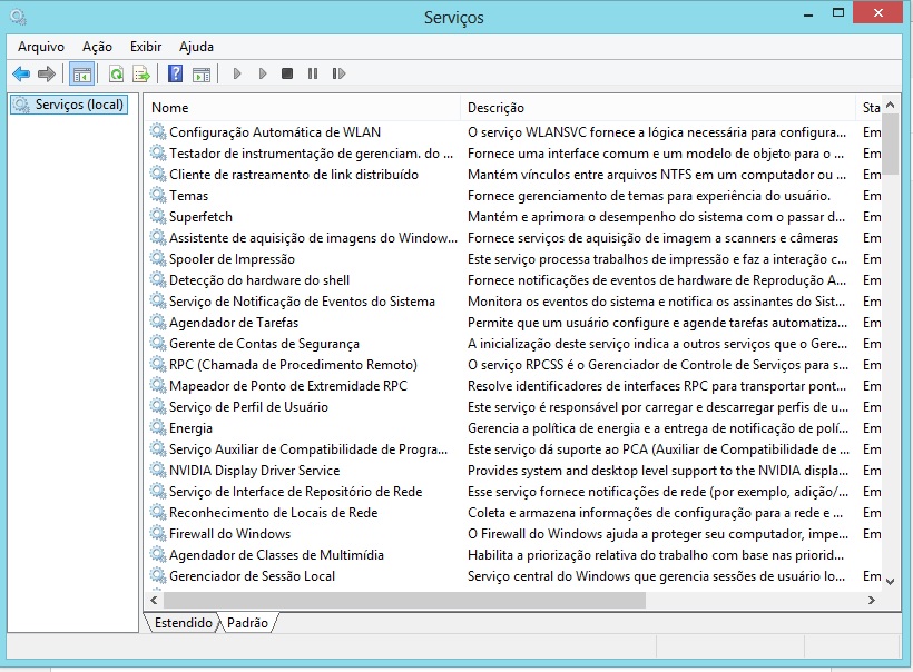 Sei não professor!: Gerenciando serviços no windows Sei não professor!: Gerenciando serviços no windows