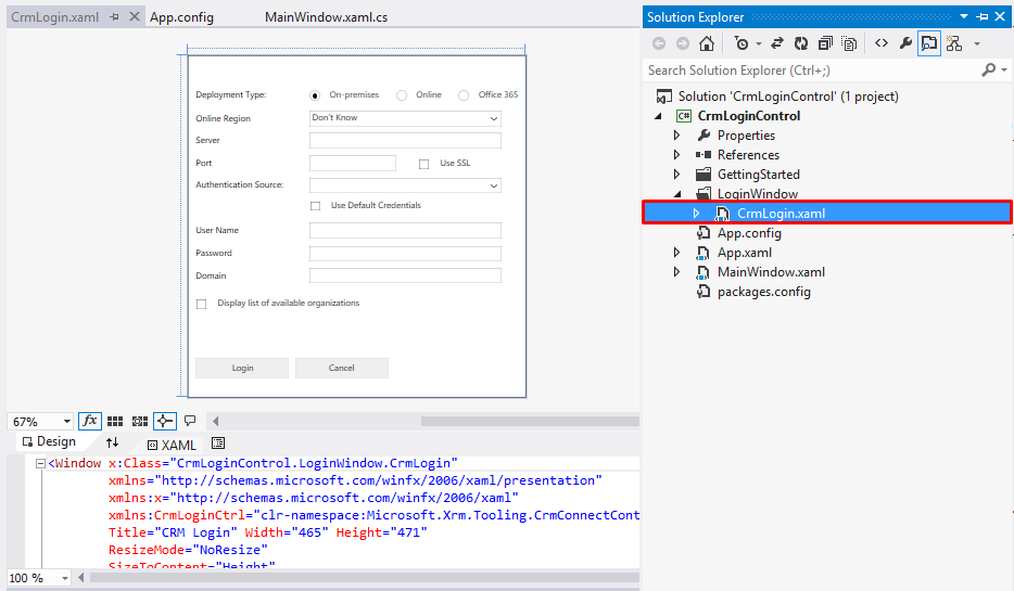 M.Aleem Akbar: How to Use Common Login Control for Dynamics CRM?