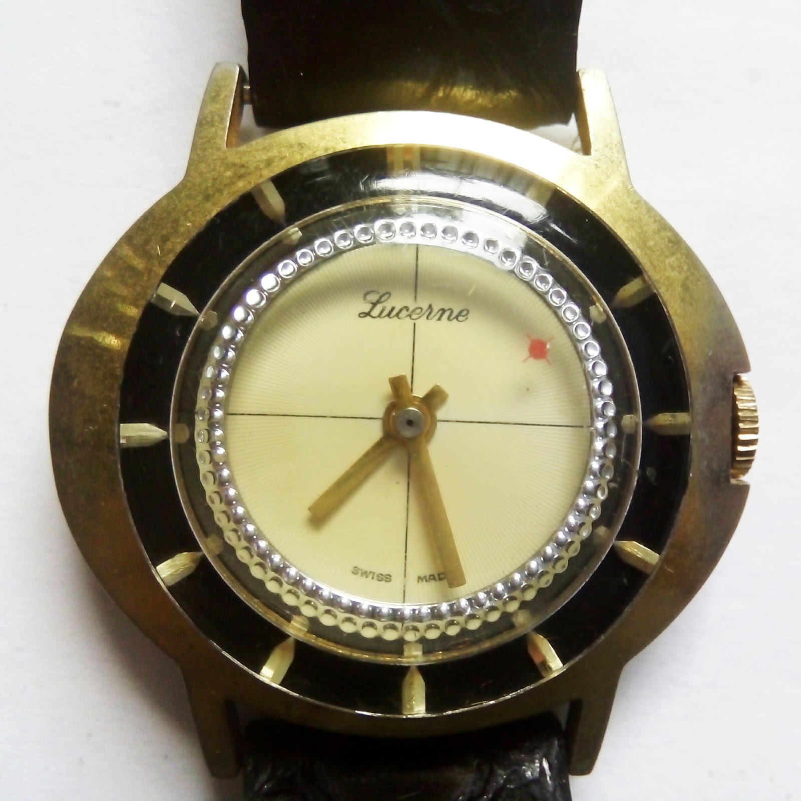 GOEDANG RETRO: Unique Vintage Lucerne Swiss Mechanical Watch Rotating ...