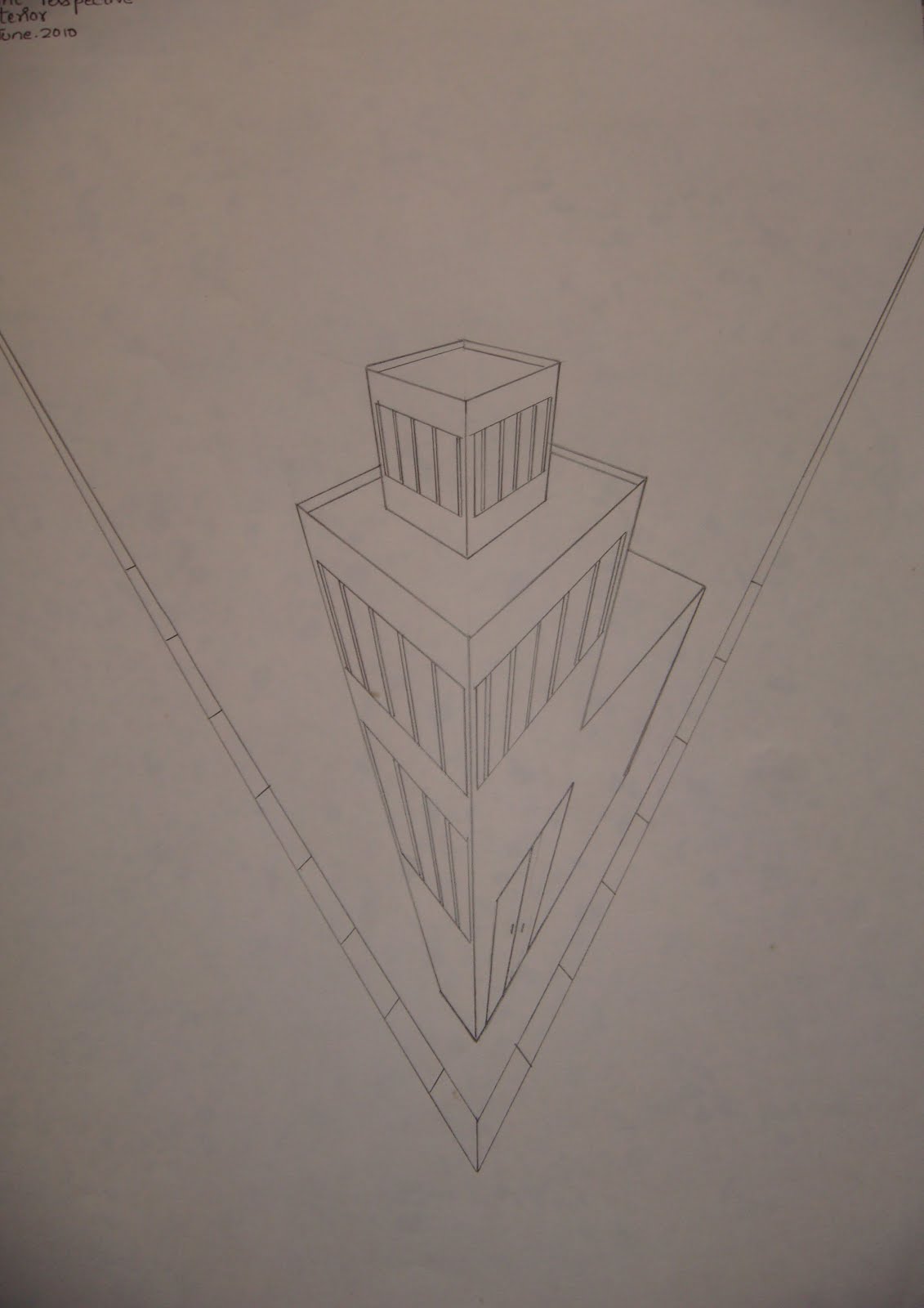 Art and Animation: 3 point perspective layout drawings