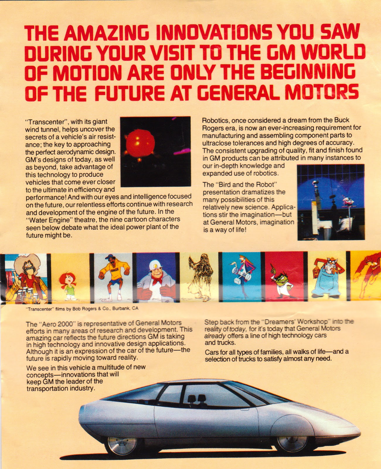 PracticalWDW: Epcot's 30th: World of Motion Brochures