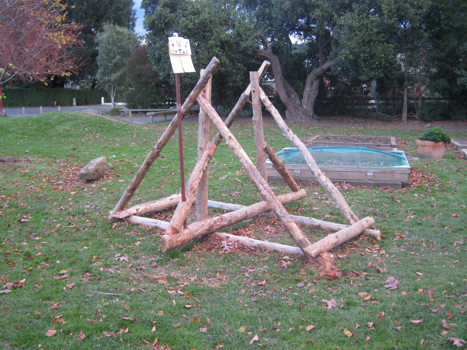 Room 9 you shine all the time: A very very big catapult